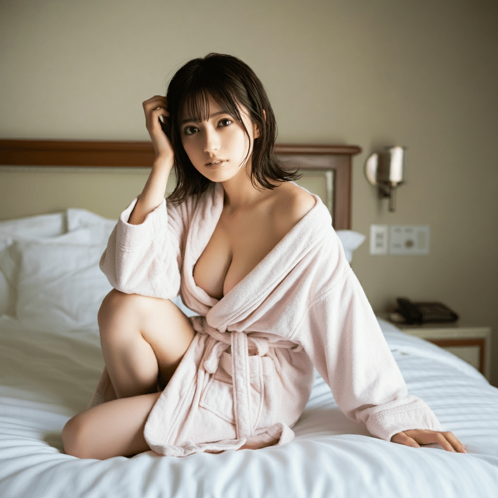 【禁断？のプロンプト付き】ImageFXで実在するようなAIバスローブ美女とタンクトップ美女を無料で生成する方法｜KII