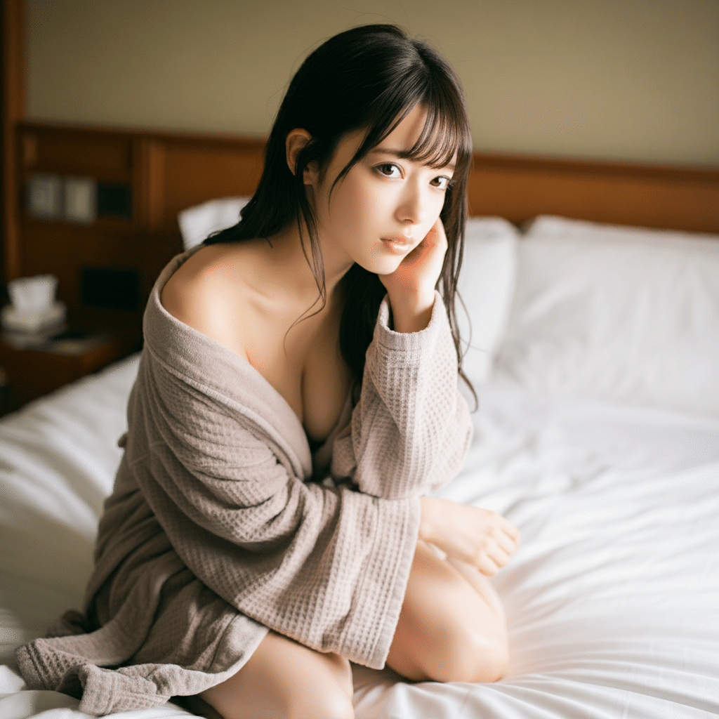 【禁断？のプロンプト付き】ImageFXで実在するようなAIバスローブ美女とタンクトップ美女を無料で生成する方法｜KII