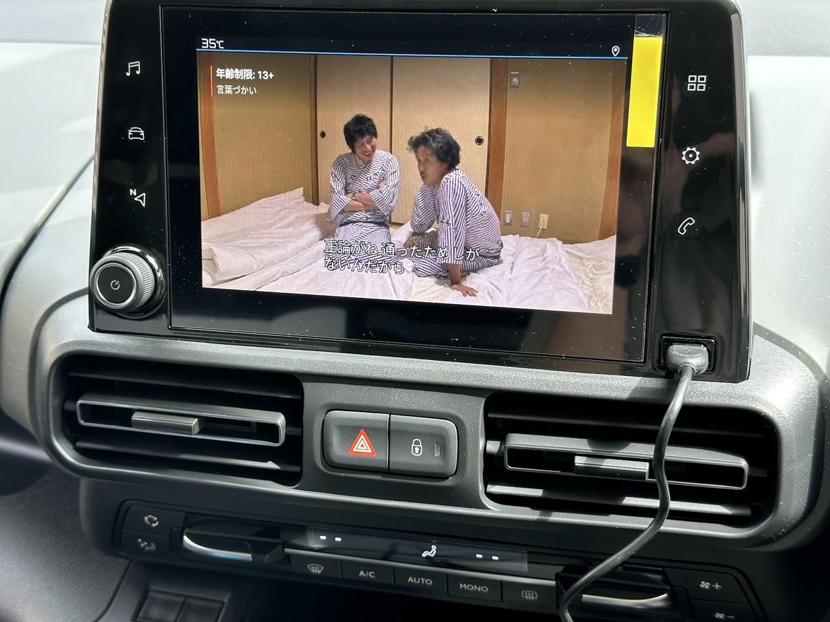 ベルランゴでAI BOX(TBOX UHD)を使う｜ysk