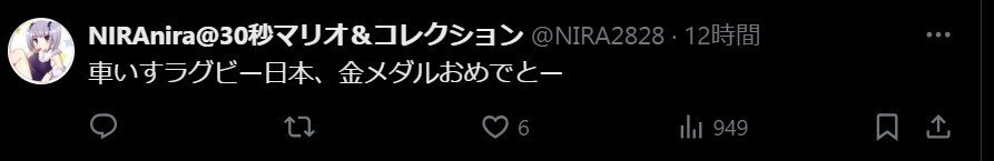 車いすラグビー決勝（パラリンピック）｜NIRAnira