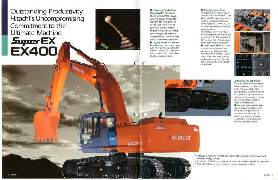 Hitachi Construction Machinery EX400 Super EX｜建設機械化ライブラリー