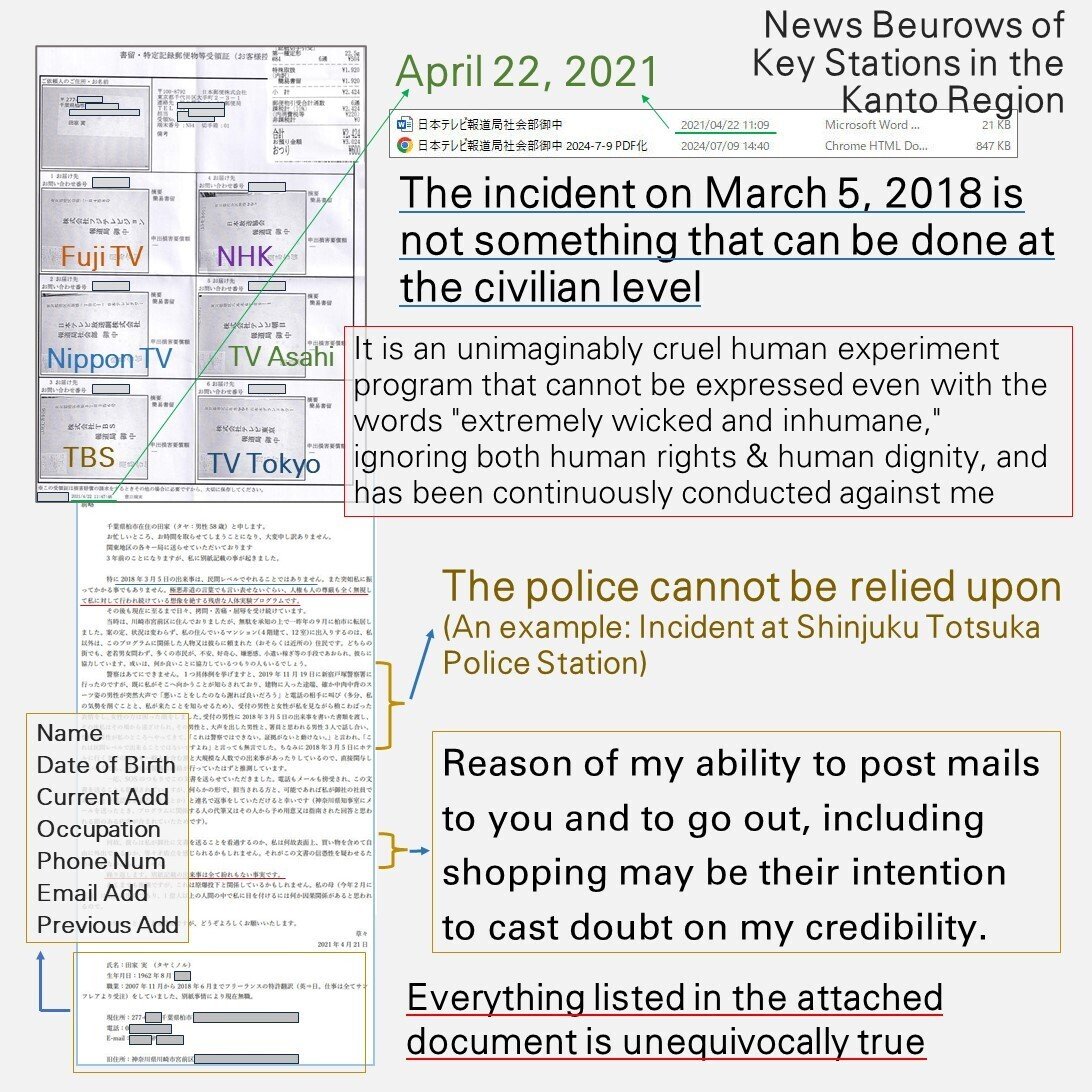 Abnormal Scenes & Responses During a Visit to TBS TV｜えむたや