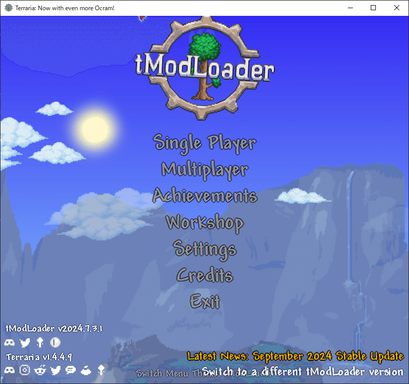 Mod入りTerraria（tModLoader）を久々に起動する際の作業事項｜黄燐☢
