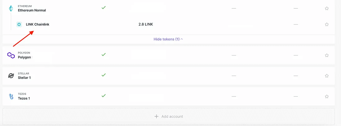 CHAINLINK (LINK)｜ledger