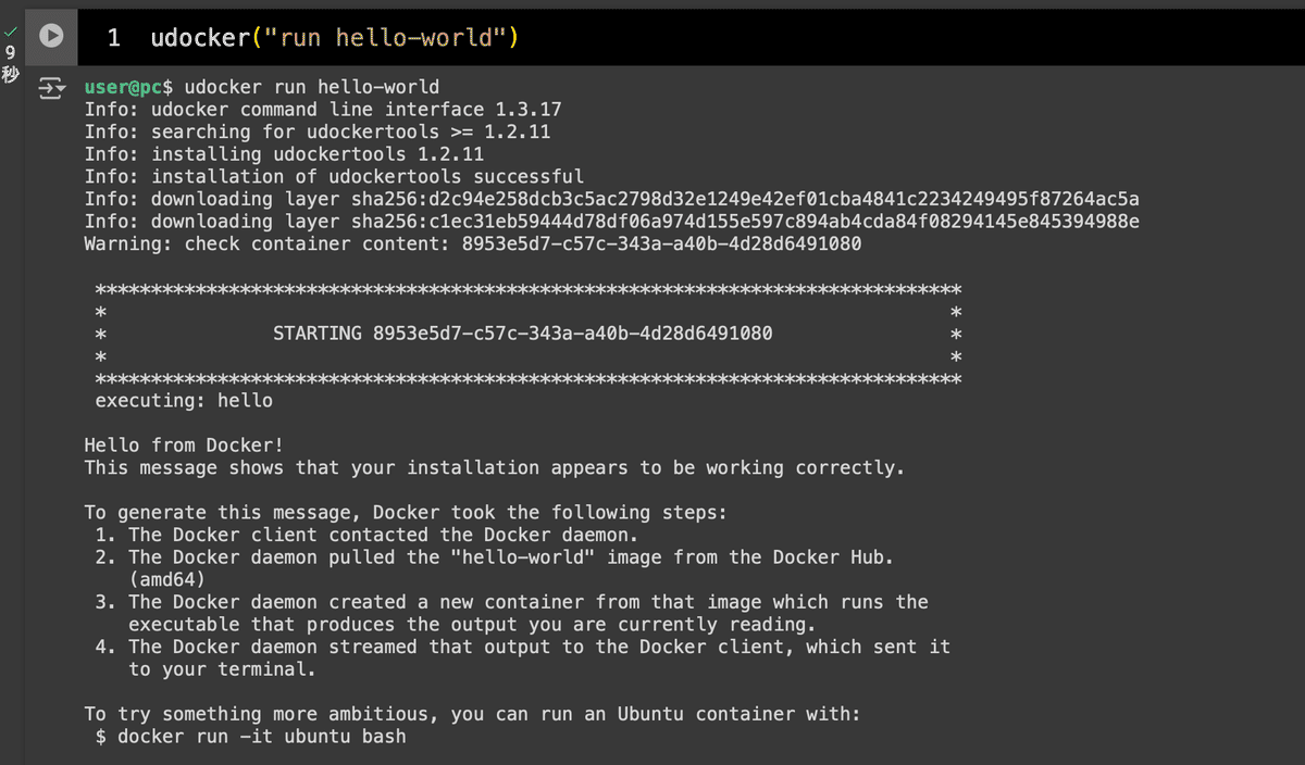 Colab上のDockerコンテナでAnacondaを動かす (docker-in-colab）｜jniimi