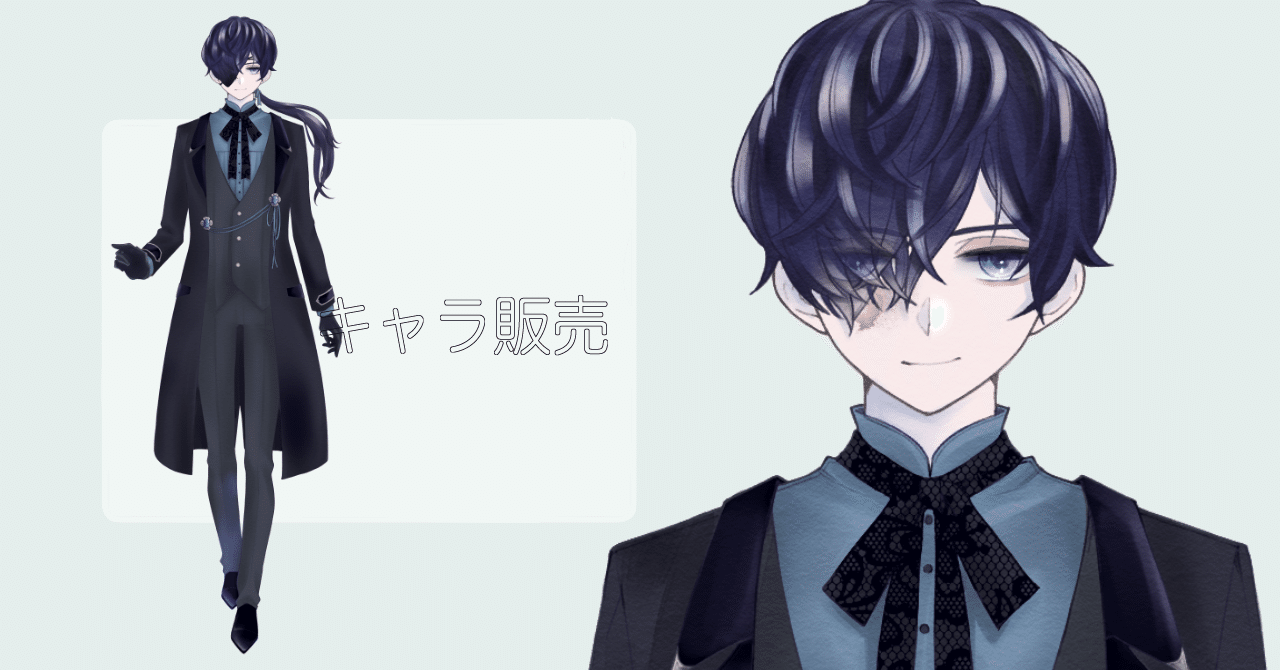 キャラ販売￤火傷の痕がある貴族風の青年｜saki_813