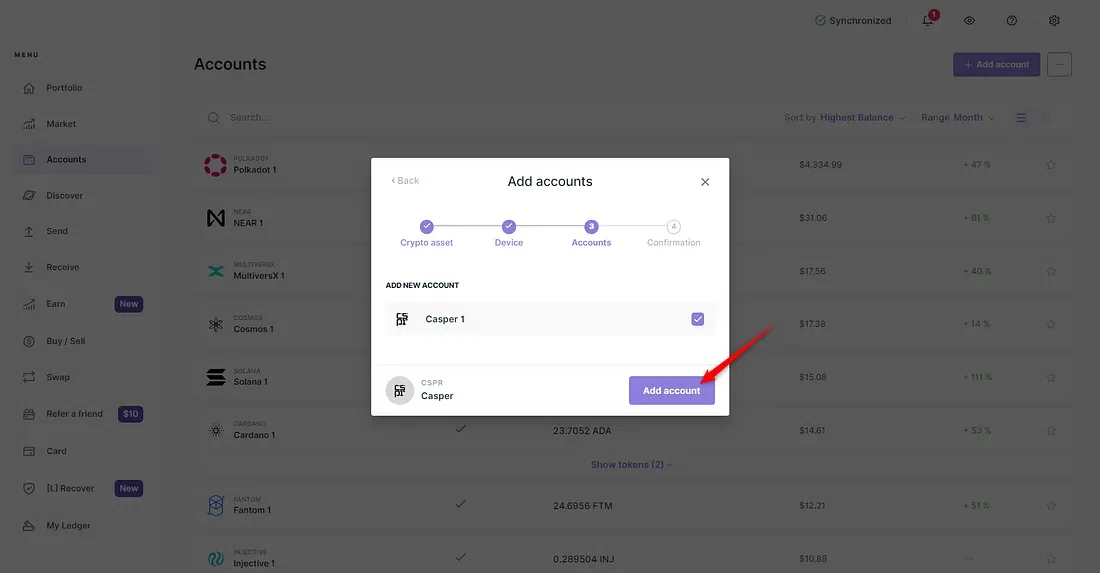 CASPER (CSPR)｜ledger