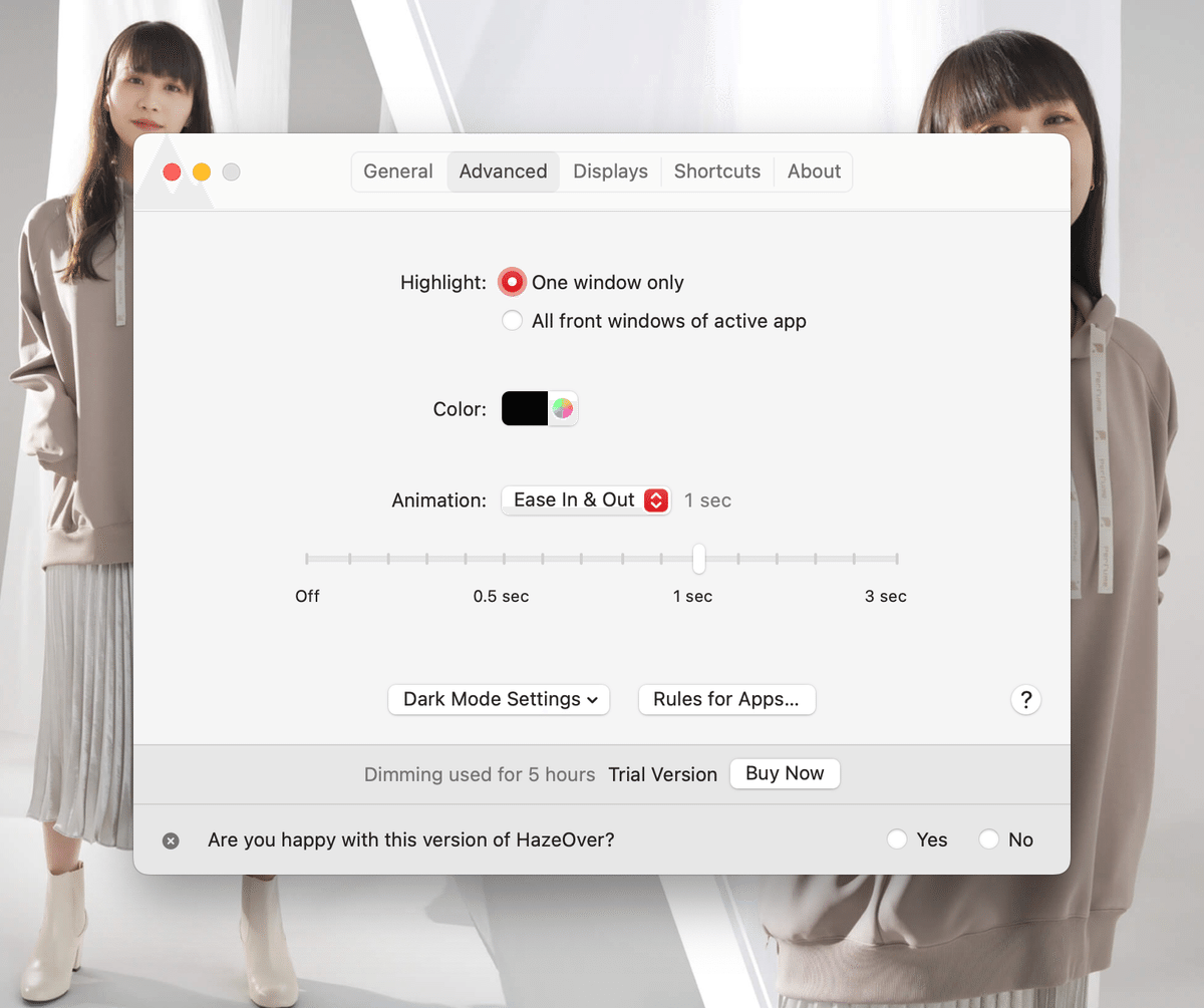 [HazeOver] Mac で作業に集中したり、見られにくくしたい｜しょっさん