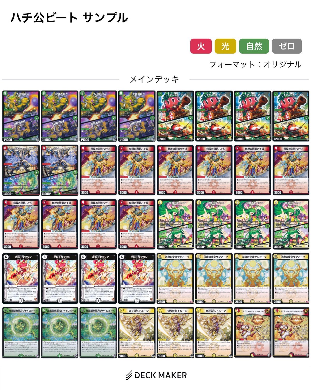 DMCUCデッキ解説Part1：ハチ公編｜ウエイター