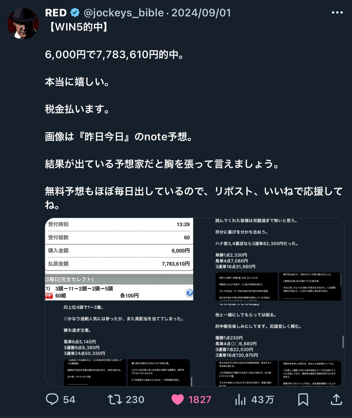 【WIN5完全攻略マニュアル】｜Red