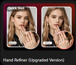 SeaARTの新しいHand Refiner を使ってみる｜ガラクター（オールウェイズ