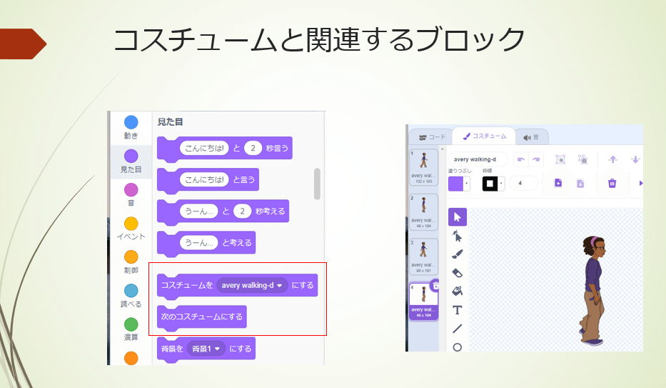 高校生のためのScratch入門-6/スプライトの属性｜rock204