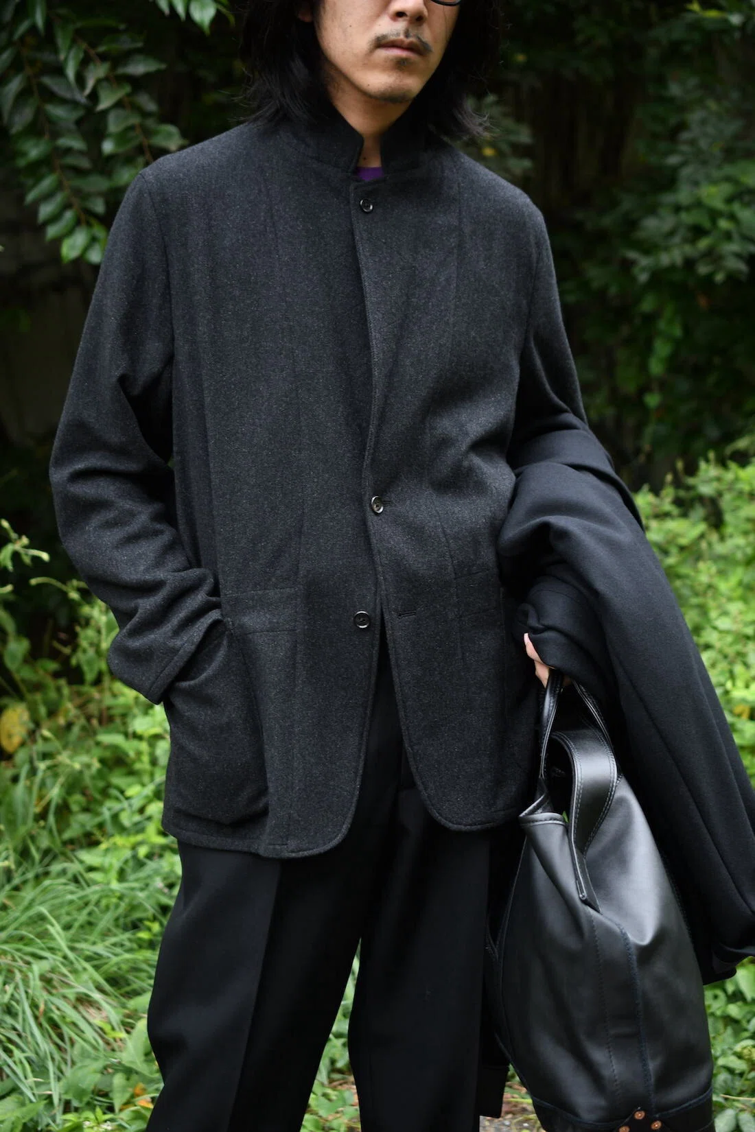 Cashmere flannel take easy jacket exclusive for nariwai ...