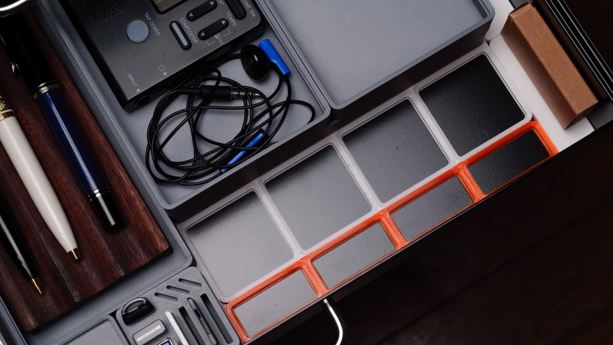 組み替え簡単！ 引き出し収納達人への道 PREDUCTS Drawer & Gridfinity｜Takuma