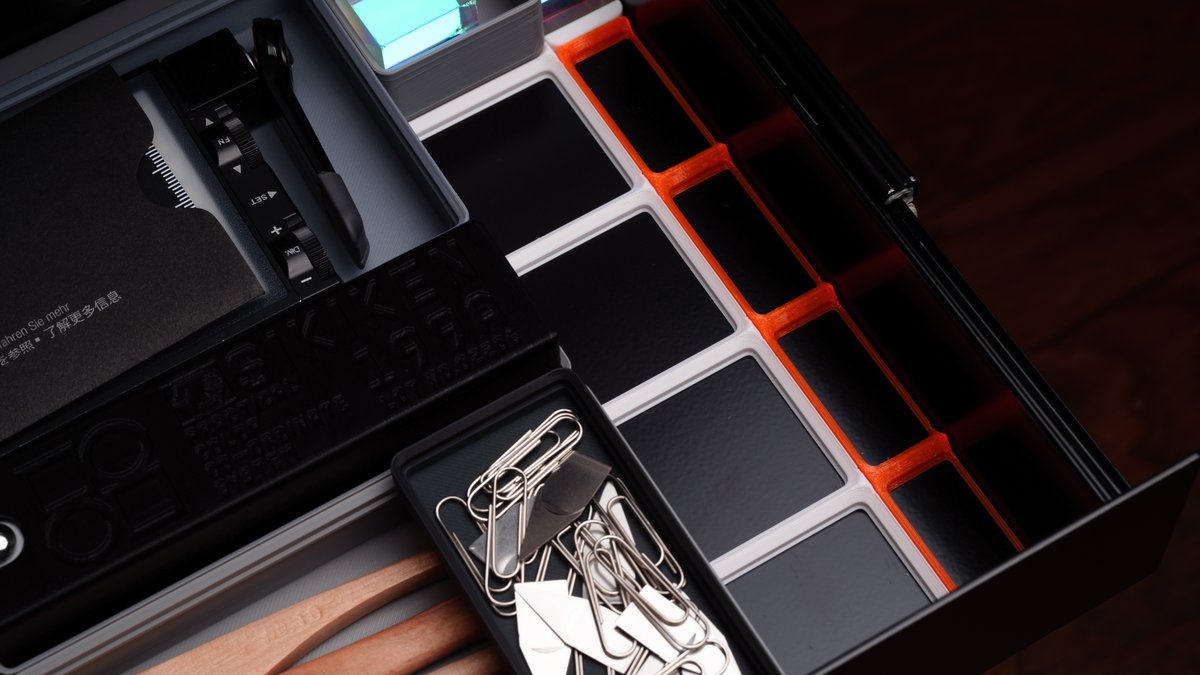 組み替え簡単！ 引き出し収納達人への道 PREDUCTS Drawer & Gridfinity｜Takuma