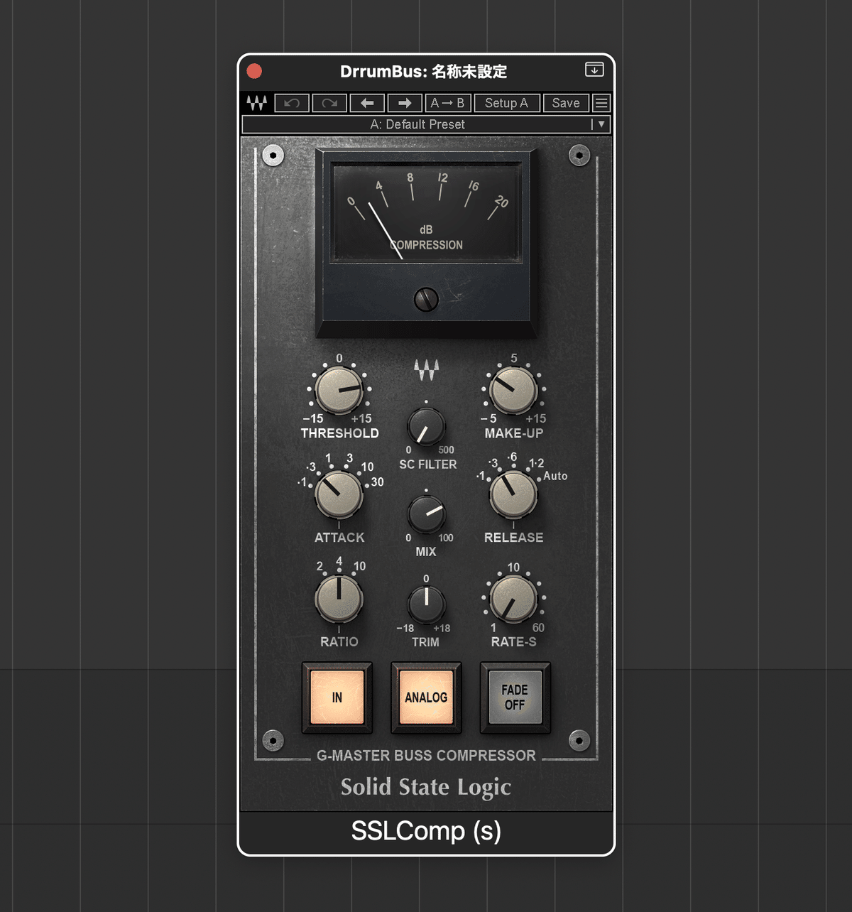 Waves SSL G-Master Buss Compressorで簡単にパンチとまとまりをプラスする方法｜Yuuki-T