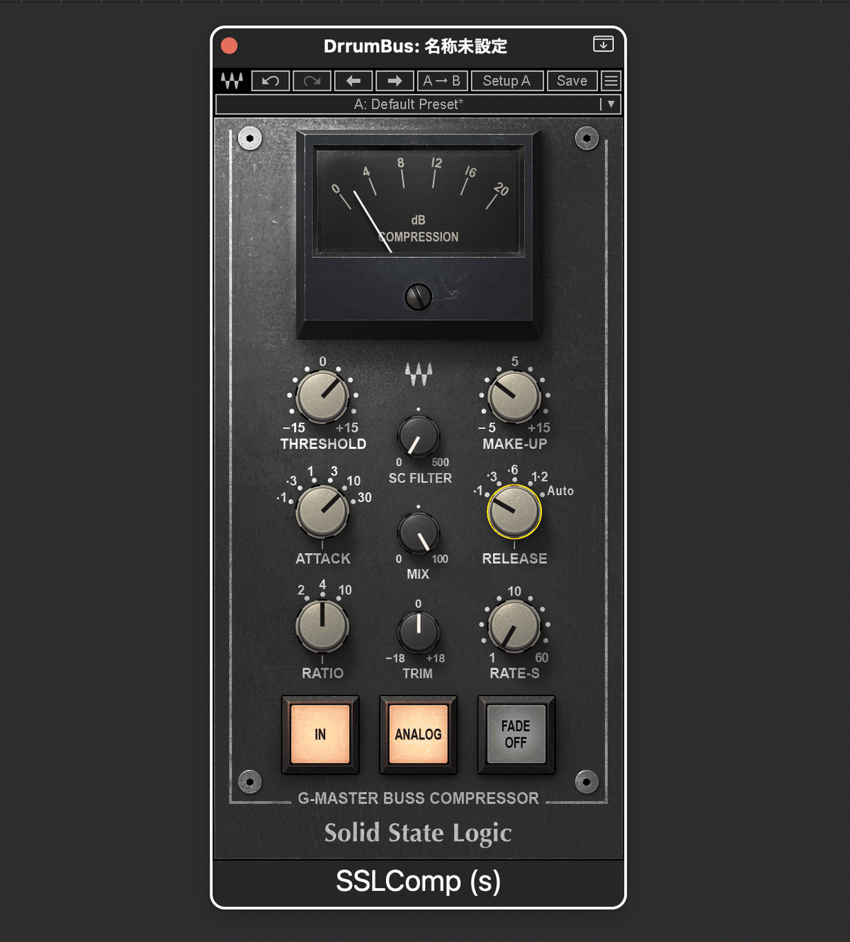 Waves SSL G-Master Buss Compressorで簡単にパンチとまとまりをプラスする方法｜Yuuki-T