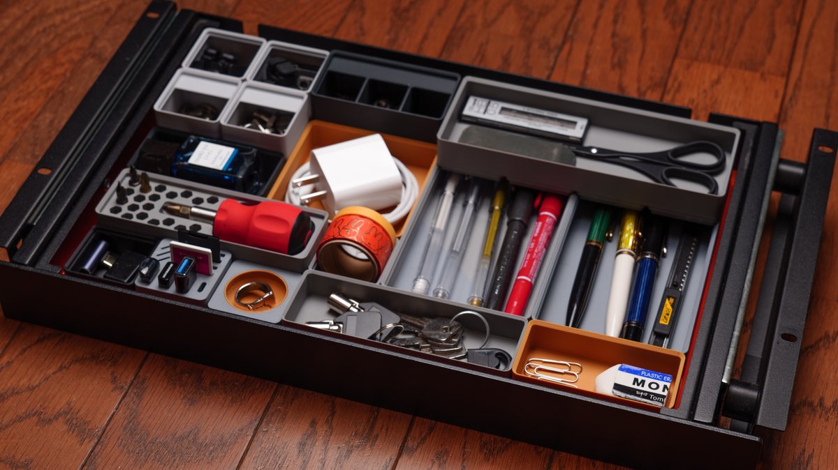 組み替え簡単！ 引き出し収納達人への道 PREDUCTS Drawer & Gridfinity｜Takuma