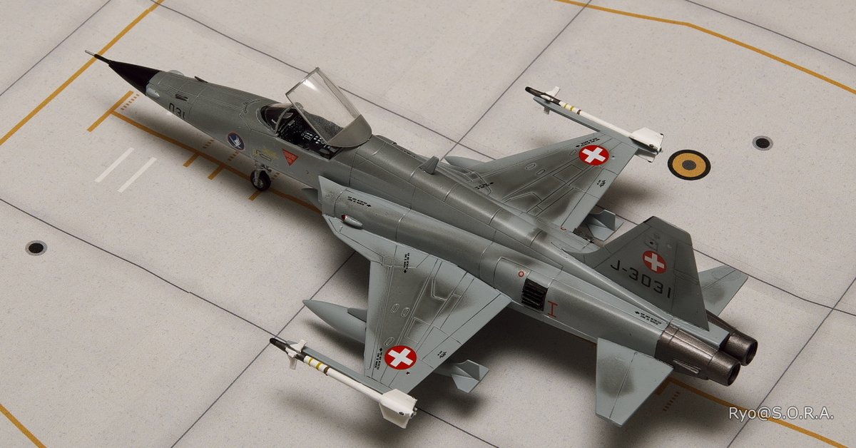 プラモデル製作記 ホビーボス 1/72 F-5E タイガーII ｜Ryo@S.O.R.A.