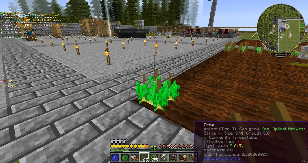 GregTech: New Horizons #12 - IC2農業｜Pumpkin Melon（坂本）