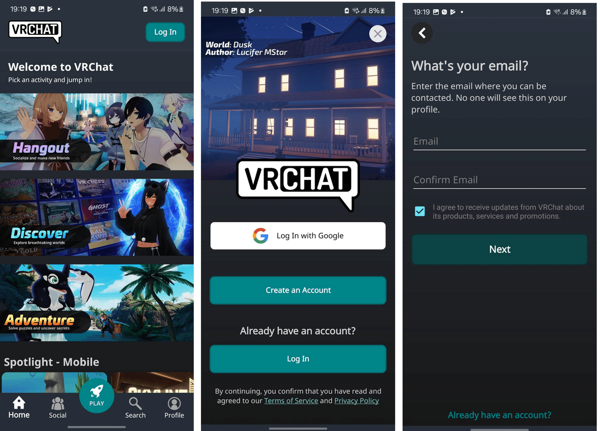 VRChatのAndroidアプリ版をインストールしよう！｜nishi
