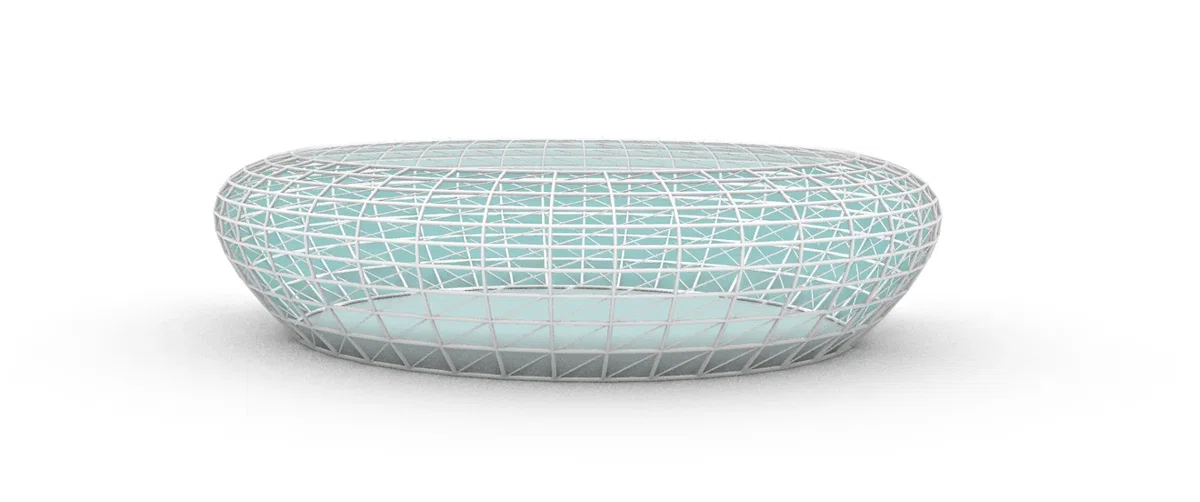 Modeling a Parametric and Regular Frame Structure Dome with Grasshopper ...