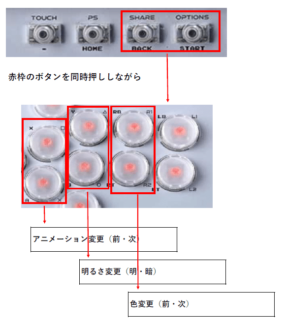 HAUTE42（LEDアニメーション・色・明るさの変え方）｜みじんこ太郎