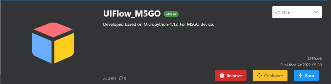 (1)M5GOとUIFlowでプログラミング - 準備｜shintaro