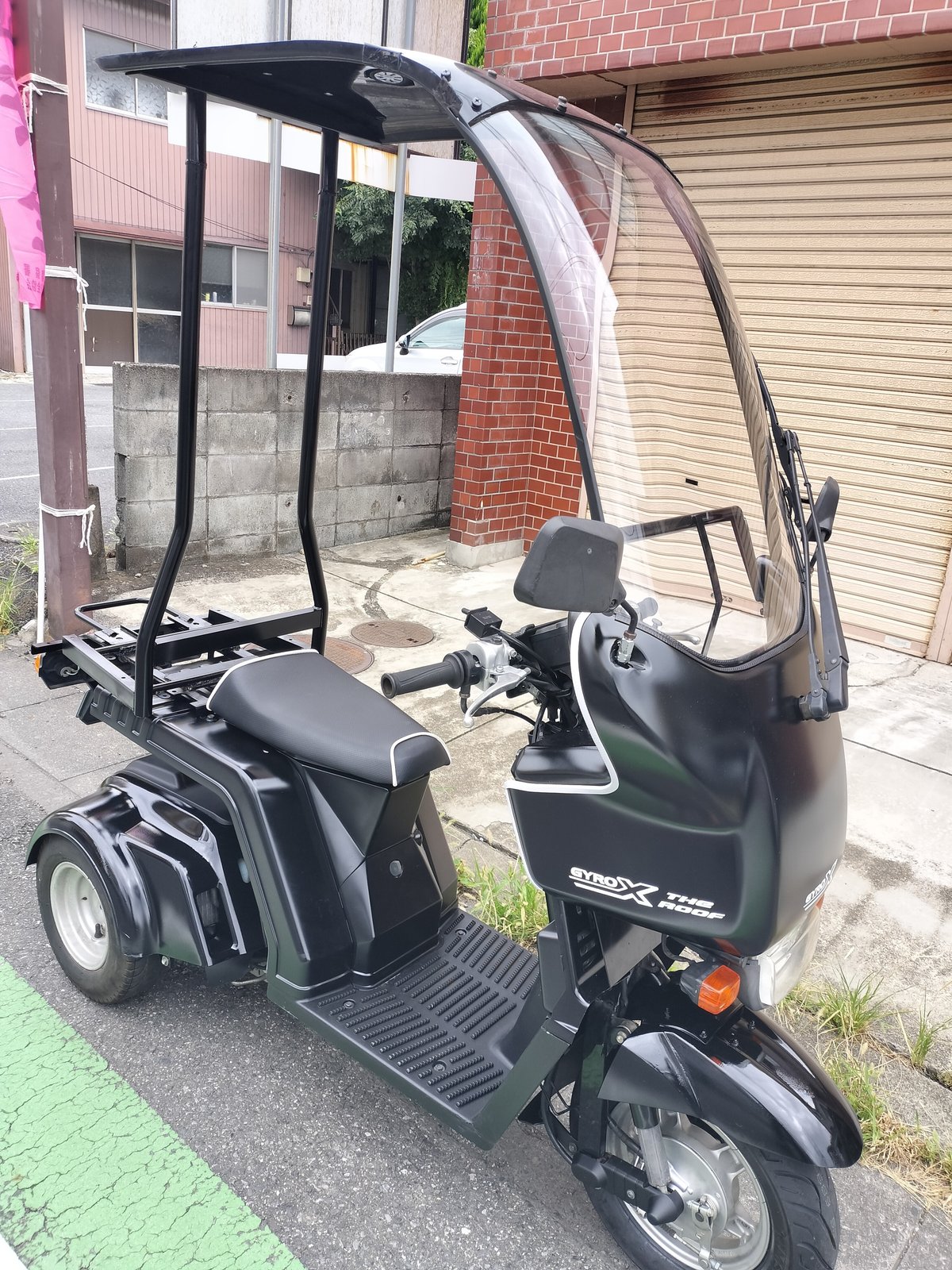 【ご成約致しました】ジャイロX＋ルーフ オリジナルカスタム 【GYRO-X the Roof】 屋根付き3輪｜suzukimotors