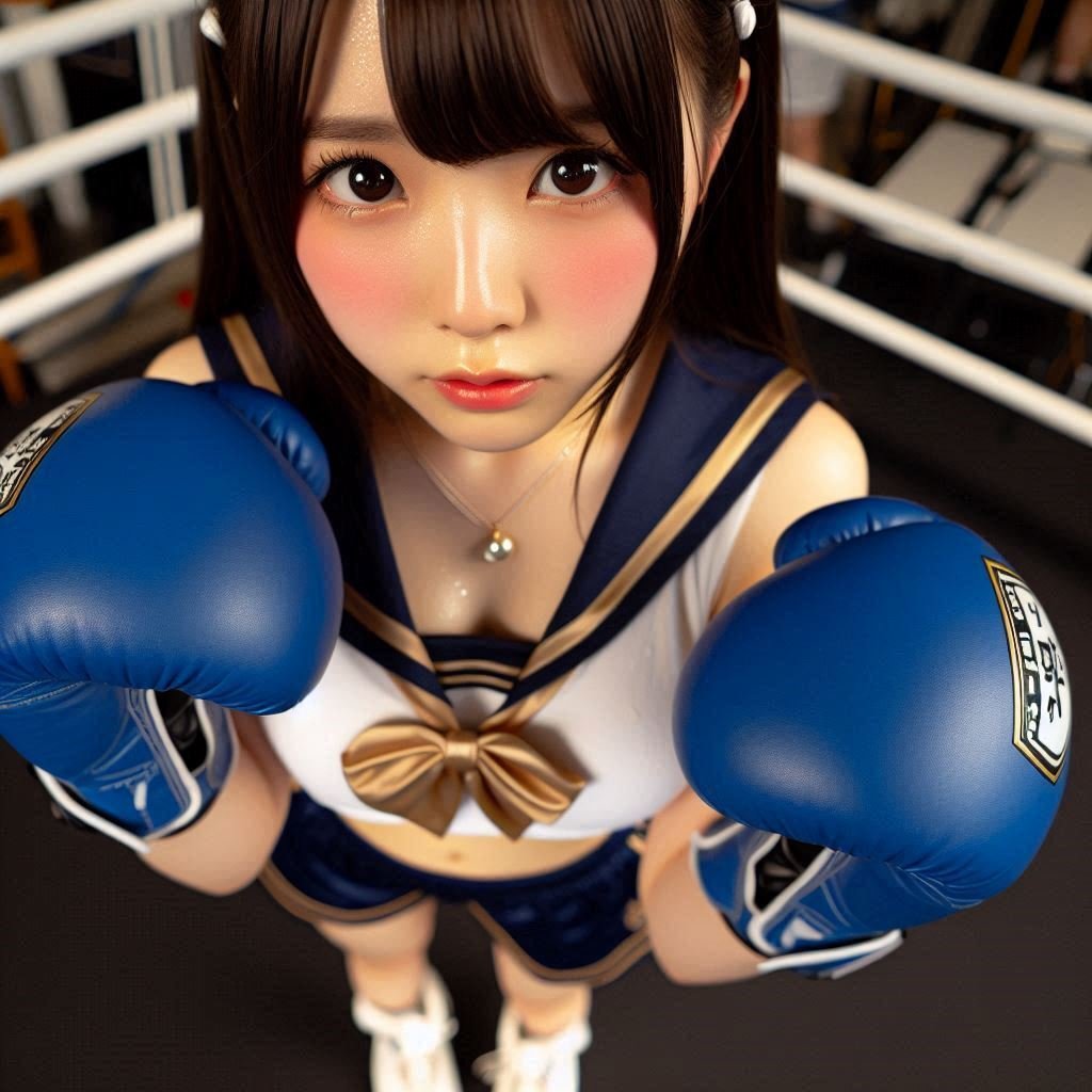 Top View (上目遣い女子ボクサー)｜Q-MiMi