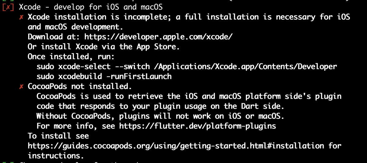 【Flutter】iOSアプリのビルド対応をする（CocoaPodsなど）｜辛島信芳