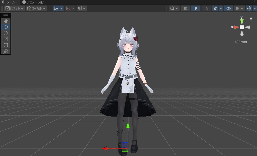 3step+αで作る光源ライト(vcrhatアバター, MA使用)｜shift