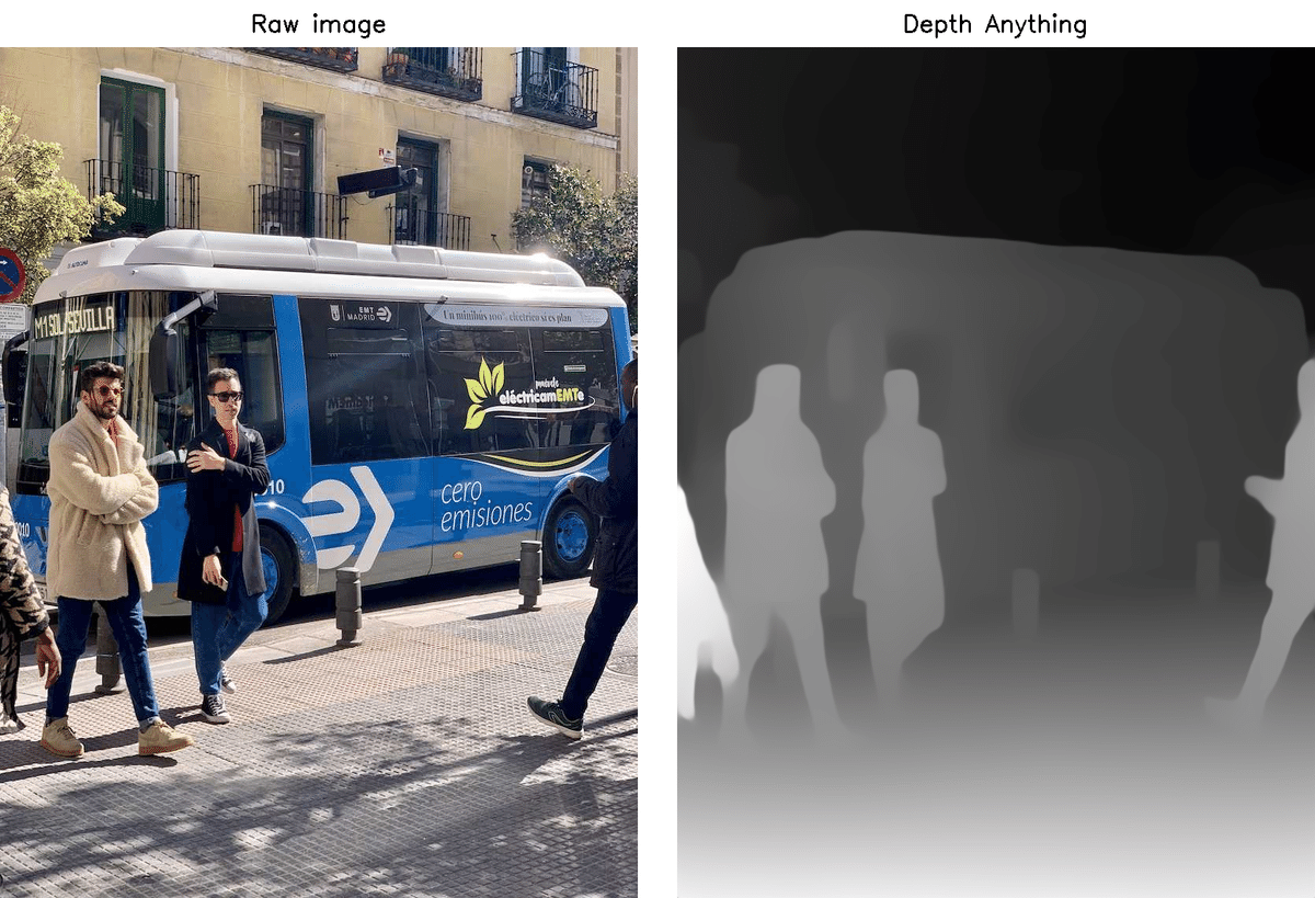 Depth Anything V1とV2の結果を見比べる｜thomas