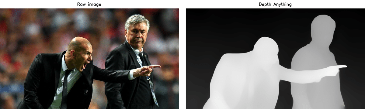 Depth Anything V1とV2の結果を見比べる｜thomas