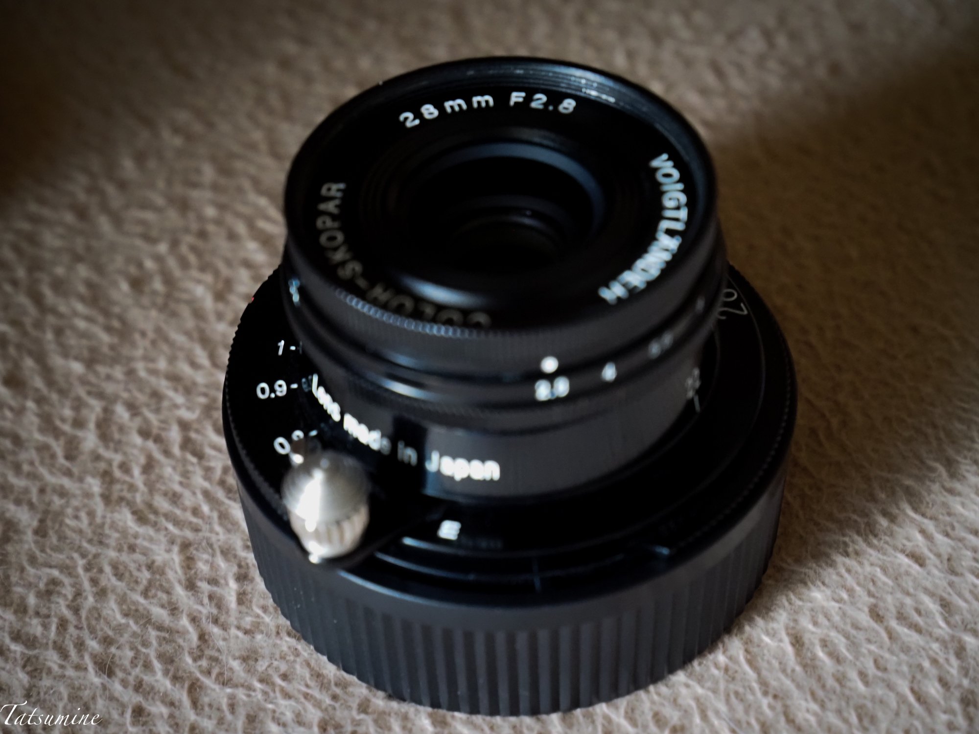 コシナ Vogtlander COLOR-SKOPAR 28mm F2.8 VMを買いました コシナ Vogtlander COLOR-SKOPAR 28mm F2.8 VMを買いました
