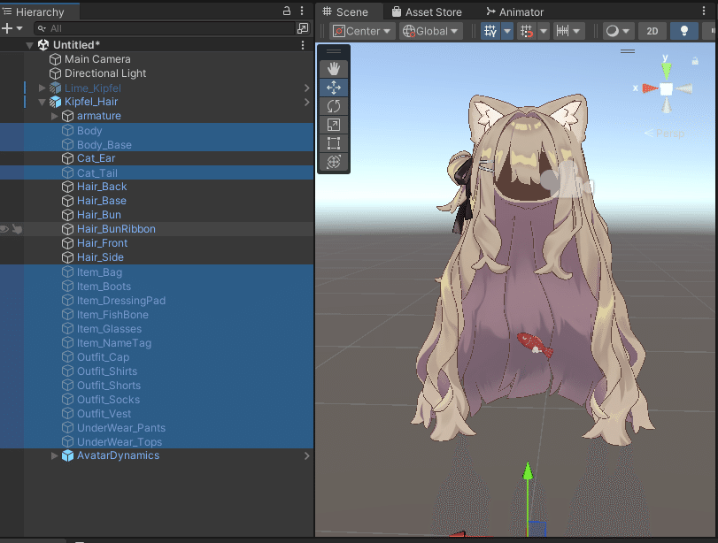 キプフェル大人化prefabでやっていること｜gfool6
