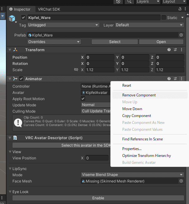 キプフェル大人化prefabでやっていること｜gfool6