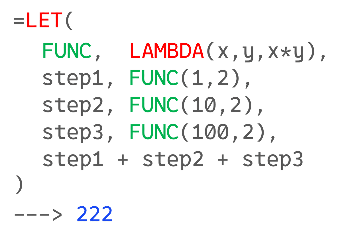 【Excel 動画解説】LAMBDAで自作した関数はLETで定義することができます｜Excelドカタの書きもの