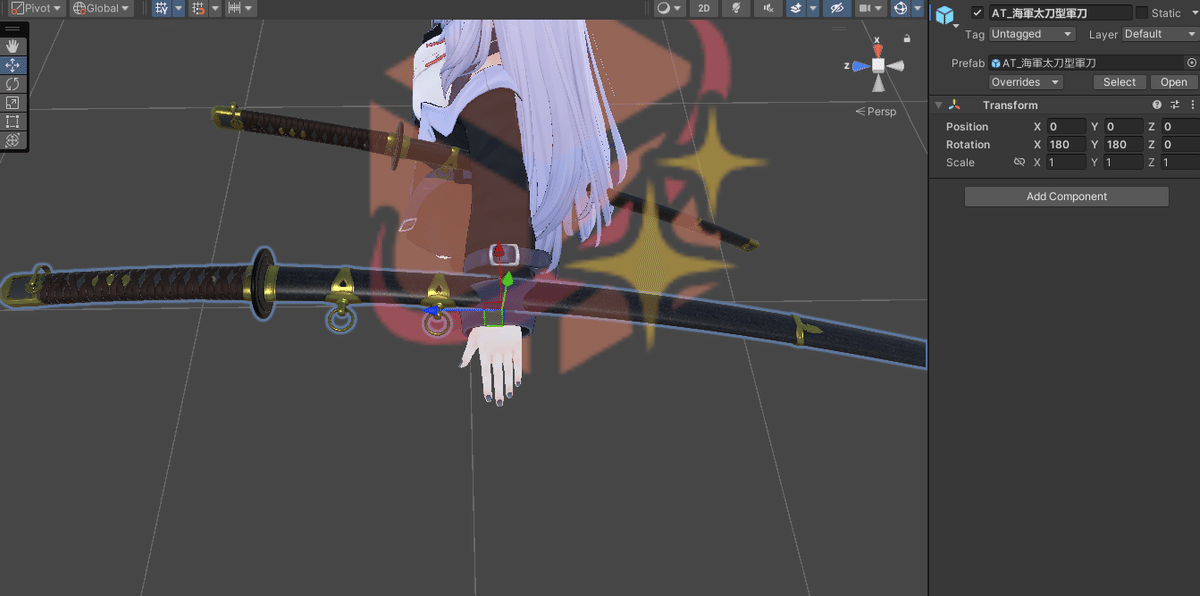 [超初心者向け]VRChat lilycalInventoryで簡単に刀を使おう｜郭公