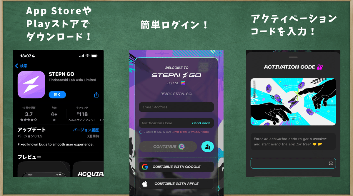 【STEPN GO 初心者ガイド】1章 概要と始め方｜カギ@NFTゲーム有益情報