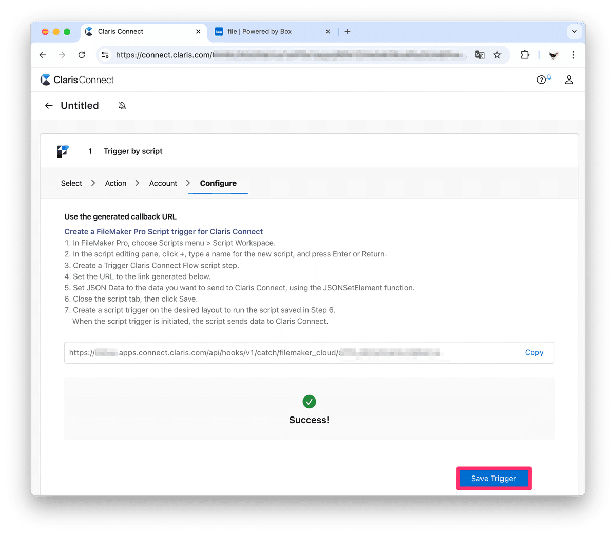 Claris FileMaker Cloud と Claris Connect と Box の連携 (ファイルアップロード編)｜p388cell