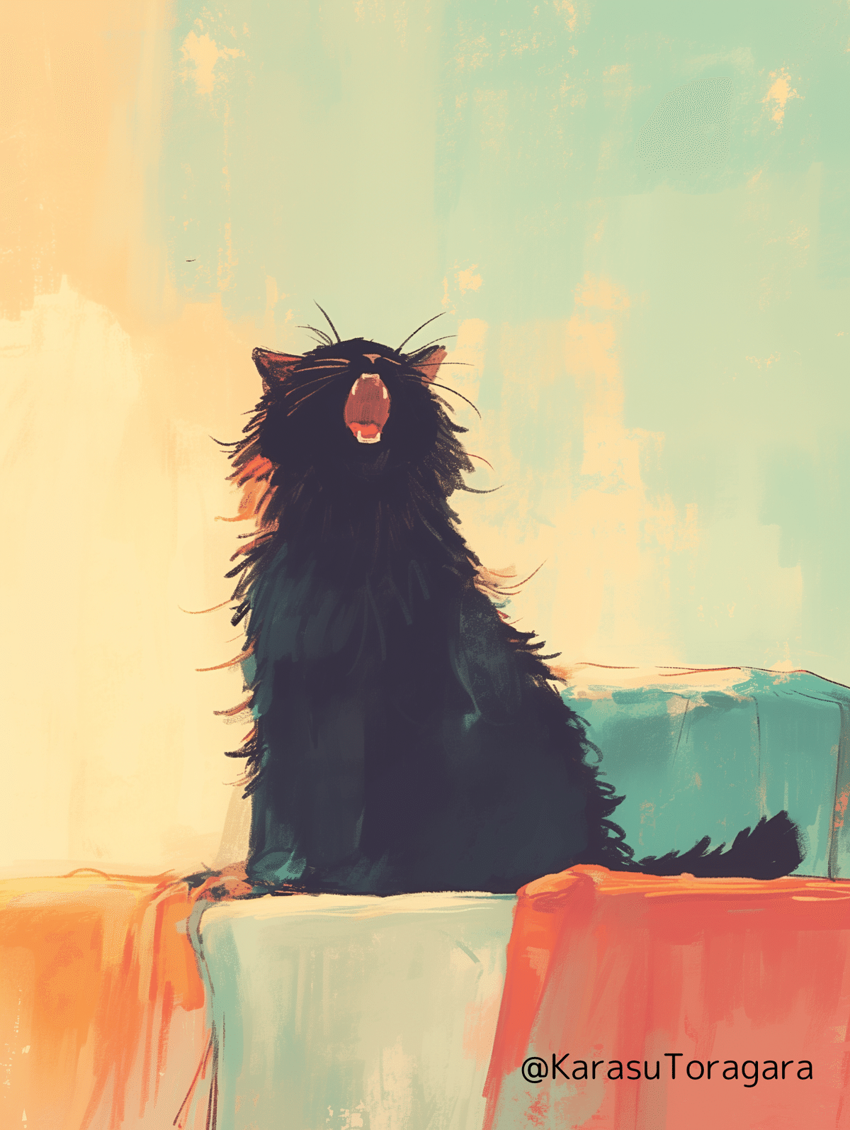 【noteで絵本】 くろねこの ほんとうの きもち｜Trgr / カラストラガラ | モチベーションUP | フォロバ100