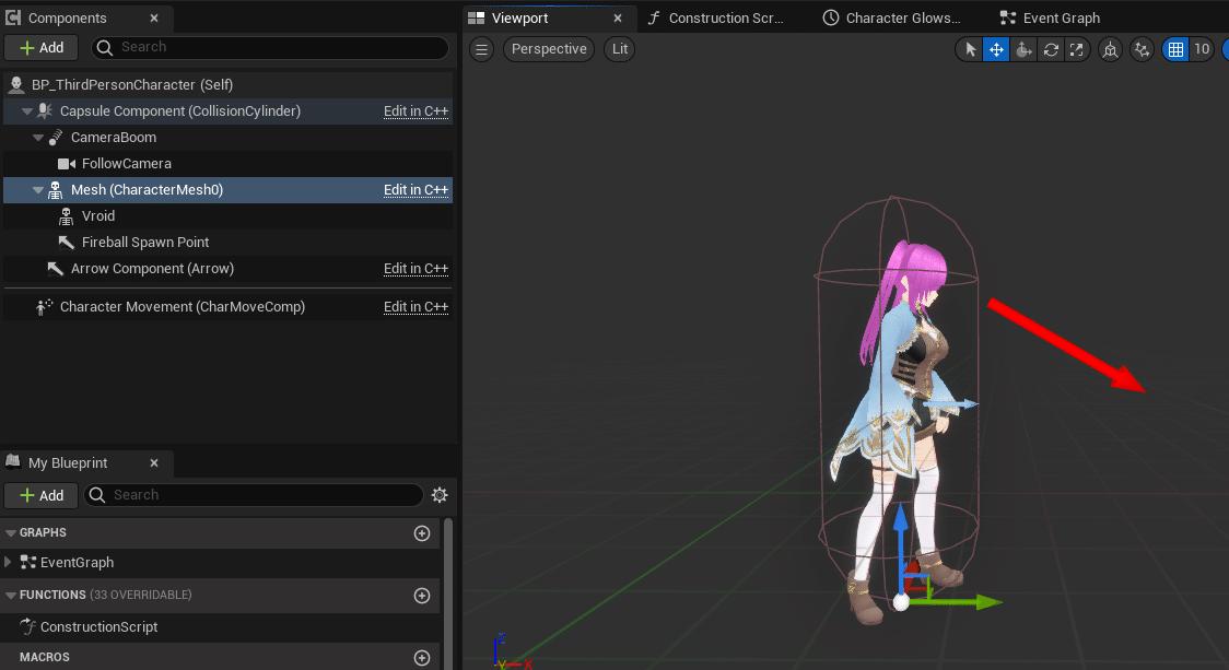 【UE】UE5でVRoidのキャラクターを動かす手順を紹介！！｜オレンジ