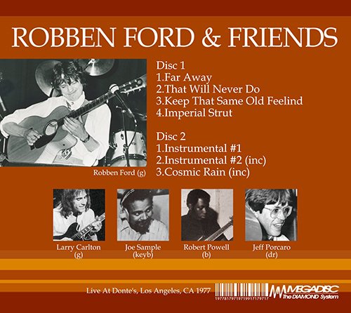 【ロベン・フォード】1977年、ジェフ・ポーカロ等の豪華メンバーによるセッションが登場！！｜Cyberseekers Select