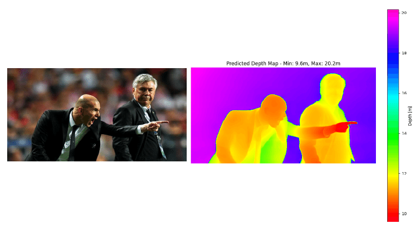 Depth Pro+YOLO11でカメラと人物の距離の推定を試してみた｜thomas