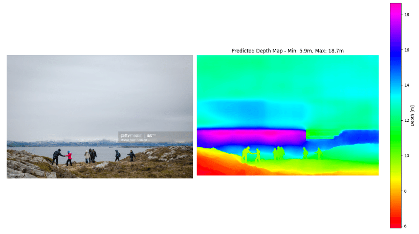 Depth Pro+YOLO11でカメラと人物の距離の推定を試してみた｜thomas