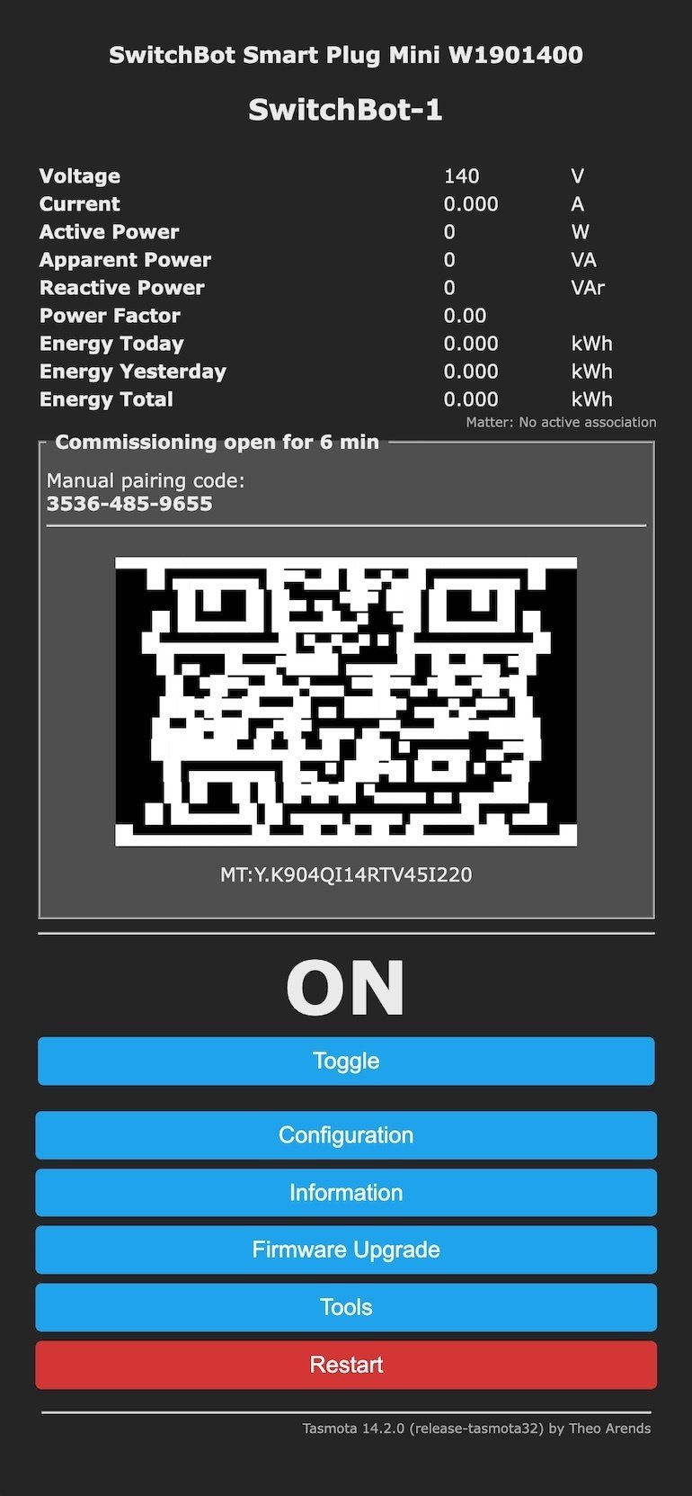 SwitchBotのスマートプラグをMatter対応にする [ESP32]｜Ado Nishimura