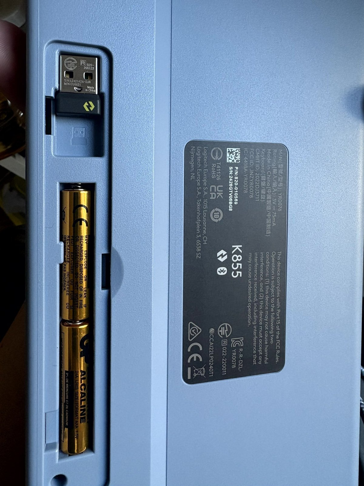 ロジクール SIGNATURE K855 説明書がないのでファンクション切替などのメモ｜よりぽ