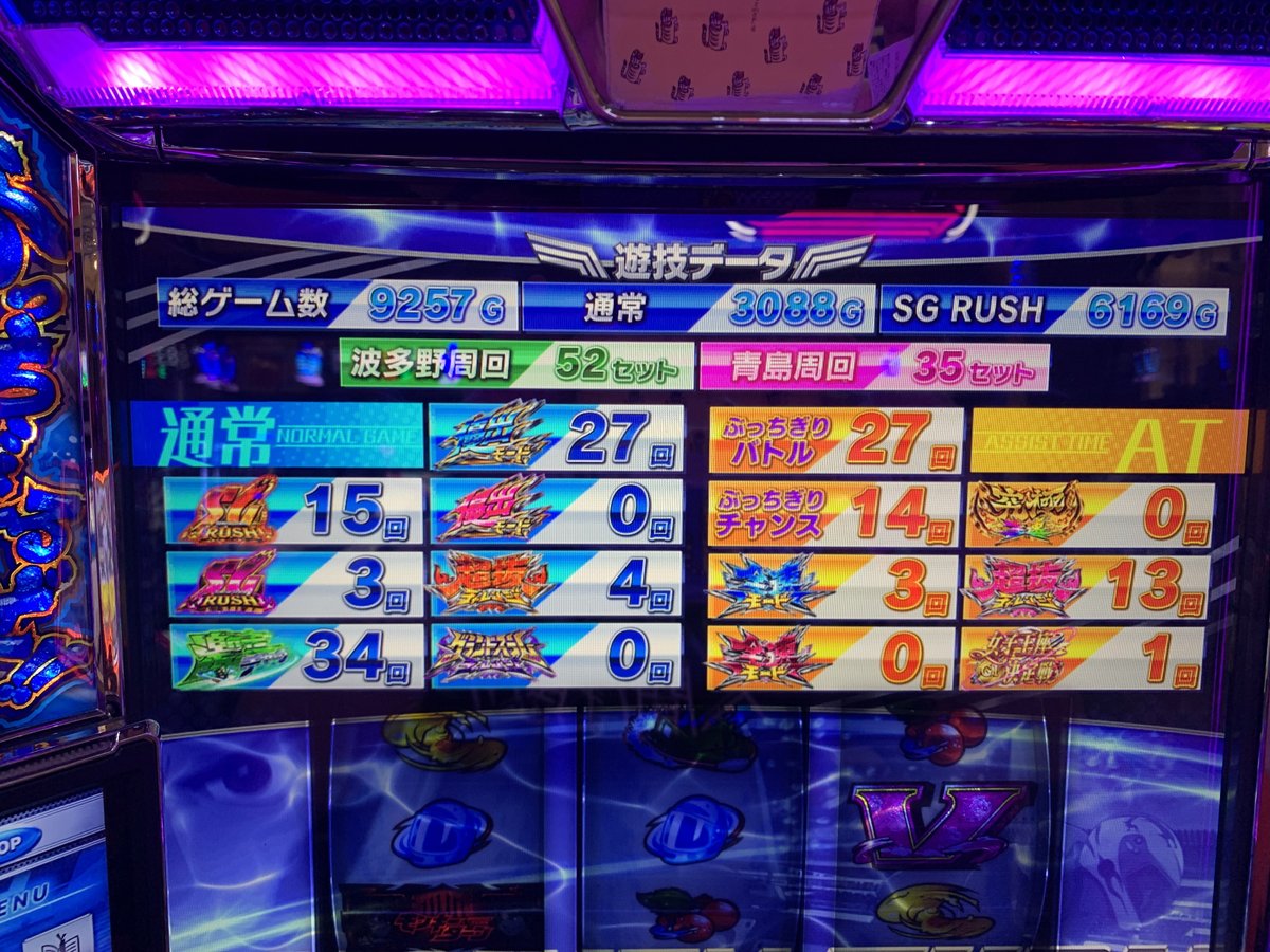 スマスロ LモンキーターンⅤ 設定5以上確定台(5濃厚) 9200G実践データ 設定判別 設定推測 考察｜わたぼう