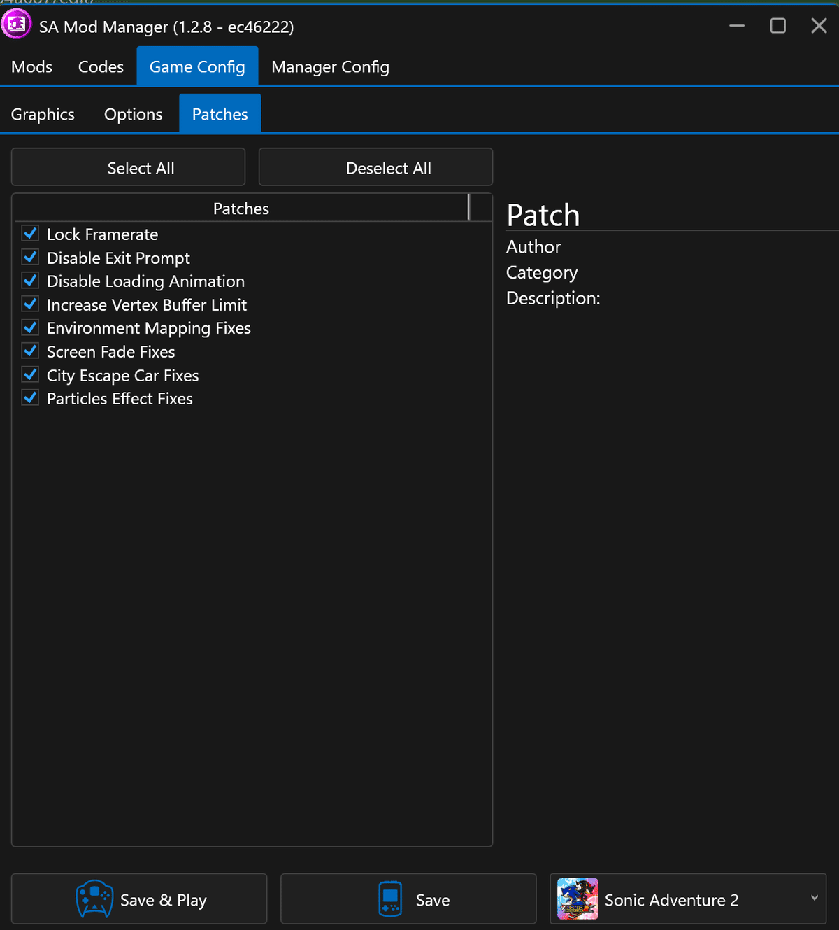 ソニックアドベンチャー2バトルSteam版 ModManagerのすすめ｜きせあき